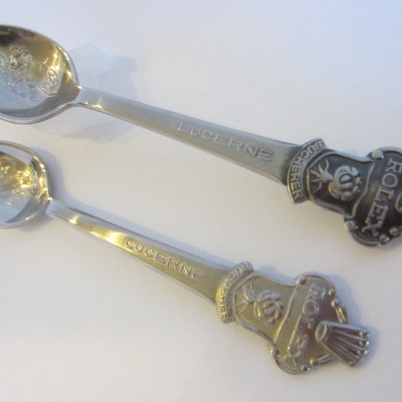 Rolex Lucerne Switzerland | Accents | Rolex Collectible Tea Spoons ...
